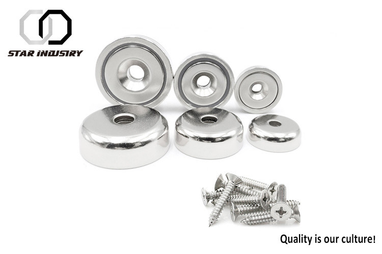 Mounting magnets & holding magnets for attaching , Pot Shape Magnets ...