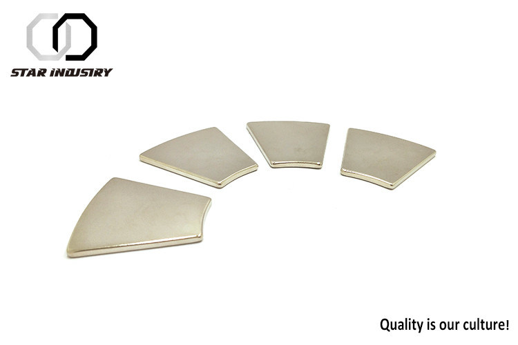 High Performance Rare Earth Super Magnets , Neodymium Arc Magnets For Motor